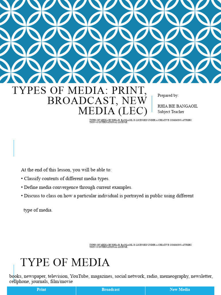 Understanding Media Types and Convergence | PDF | Mass Media ...