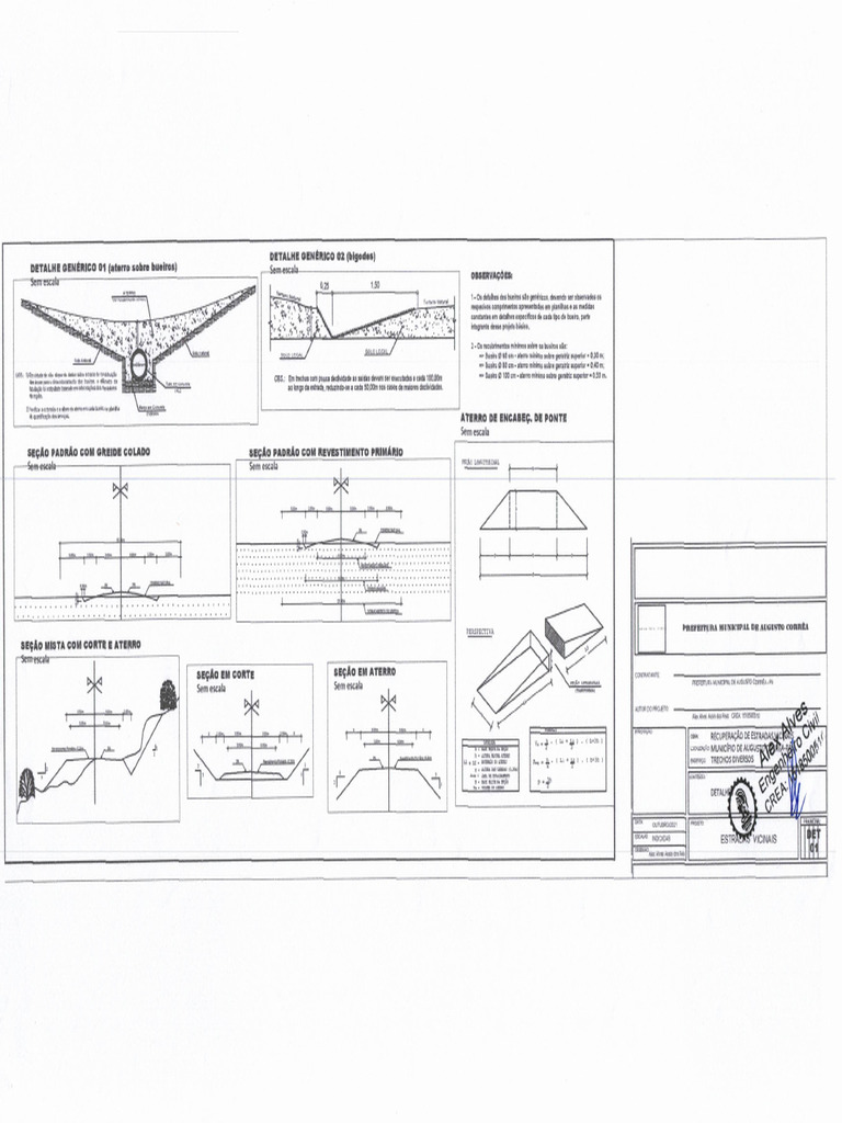 Layout Estrada Do Perimirim | PDF