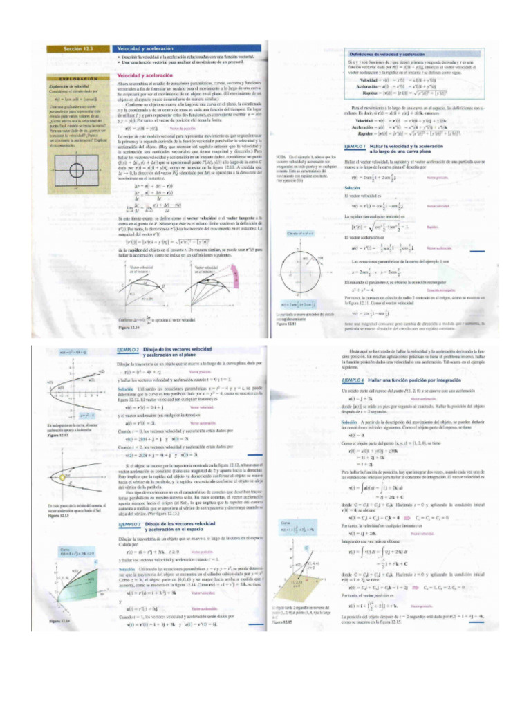 Formulario Calculo Vectorial Seccion 12 | PDF