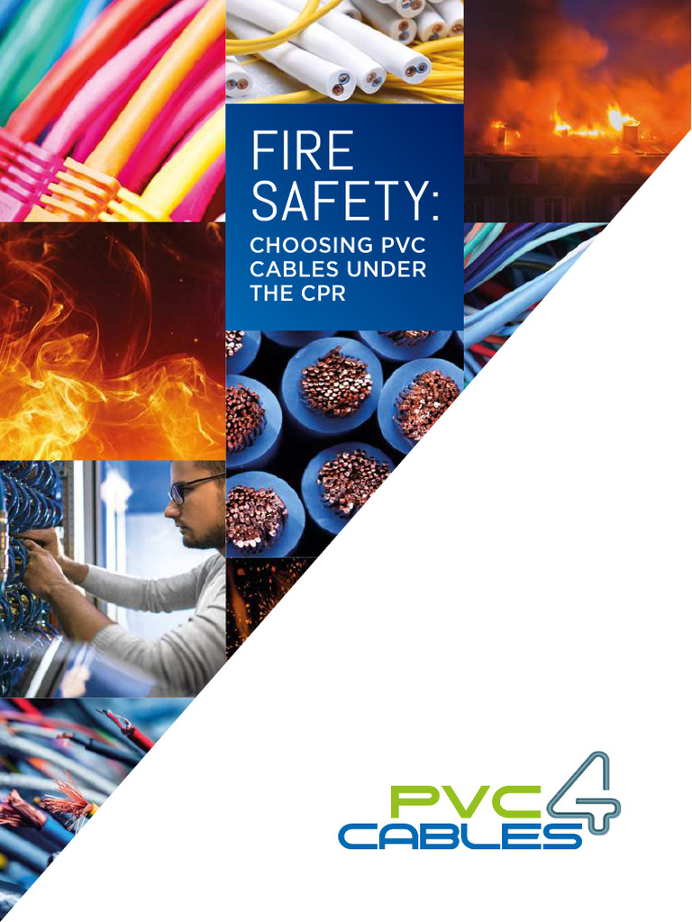 PVC4Cables Fire Safety Brochure Oct2019 en | PDF | Polyvinyl Chloride ...