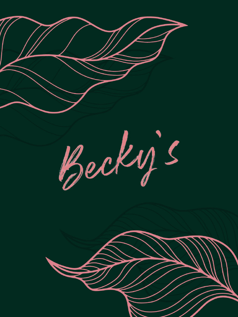 Salinan Becky's Menu 2023 | PDF