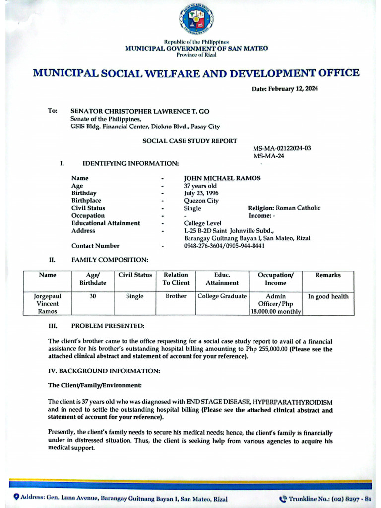 Case Study - Sen Bong Go | PDF