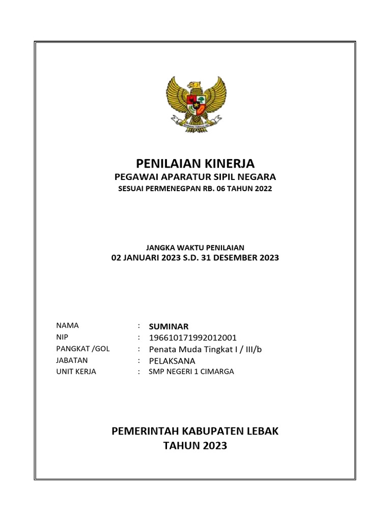 Ekinerja Suminar 2023 | PDF | Karier & Perkembangan