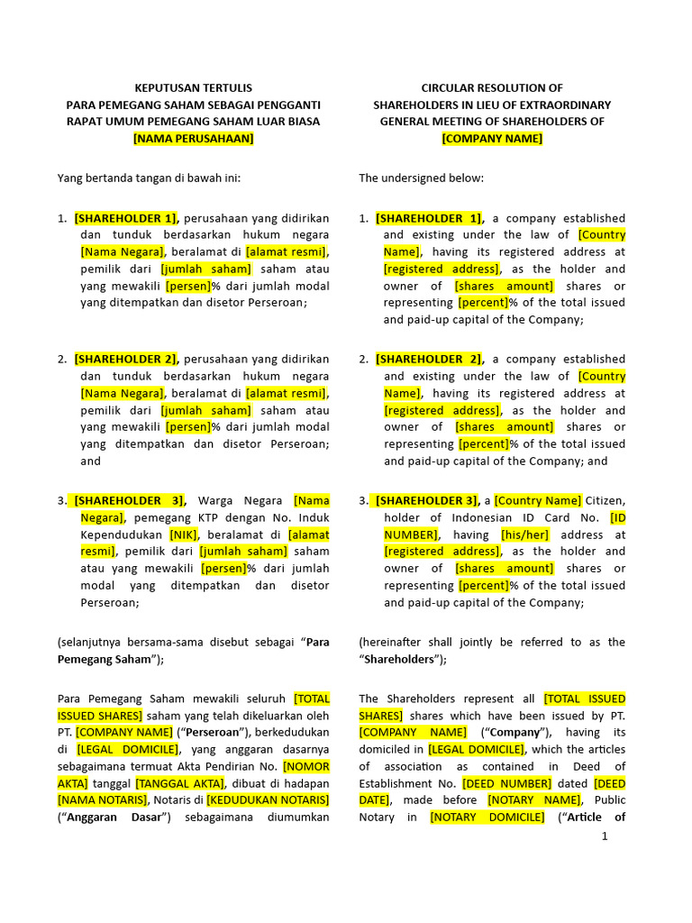 3.1 (Client) - Cros - Change of Bod Boc | PDF | Government And ...