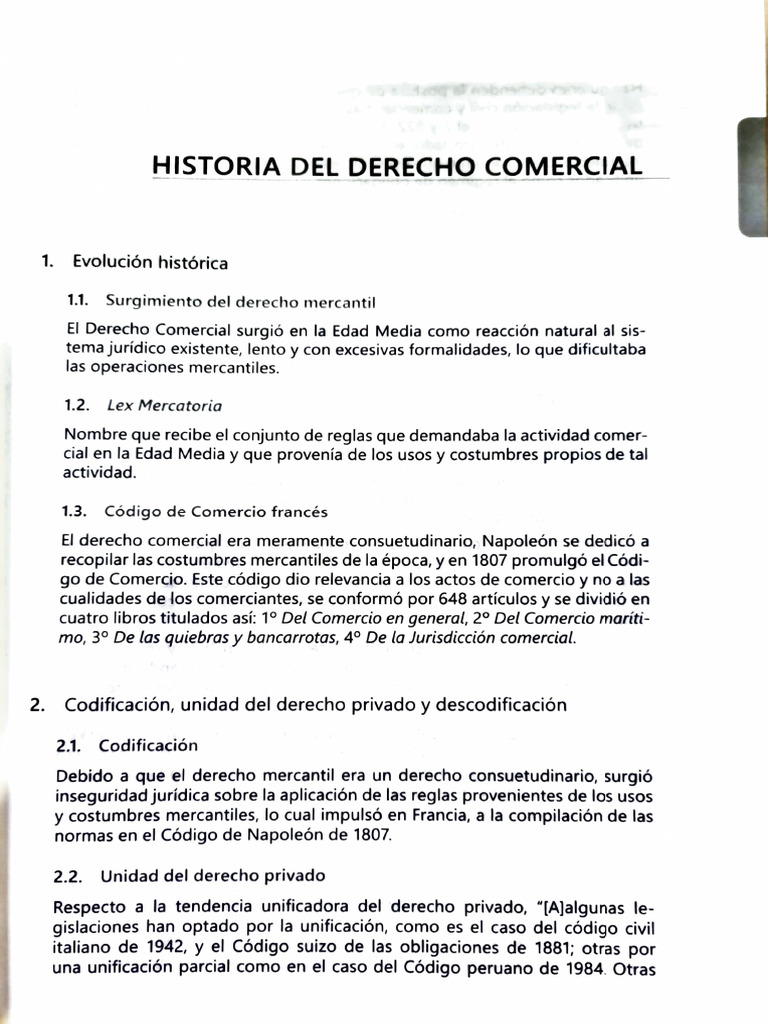 Historia Del Derecho Comercial | PDF | Justicia | Crimen y violencia