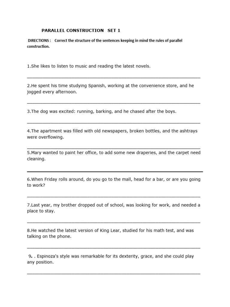 Parallel Const 1 | PDF