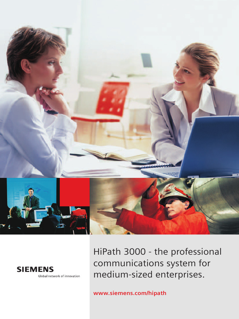 Siemens HiPath 3000 Overview | PDF | Telephone | Computer Network