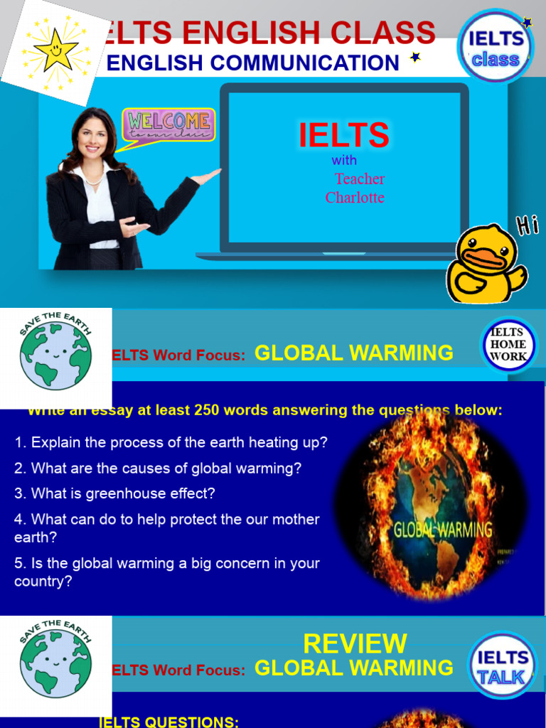 Lesson Ielts Words 19 | PDF | English Language | Climate Change