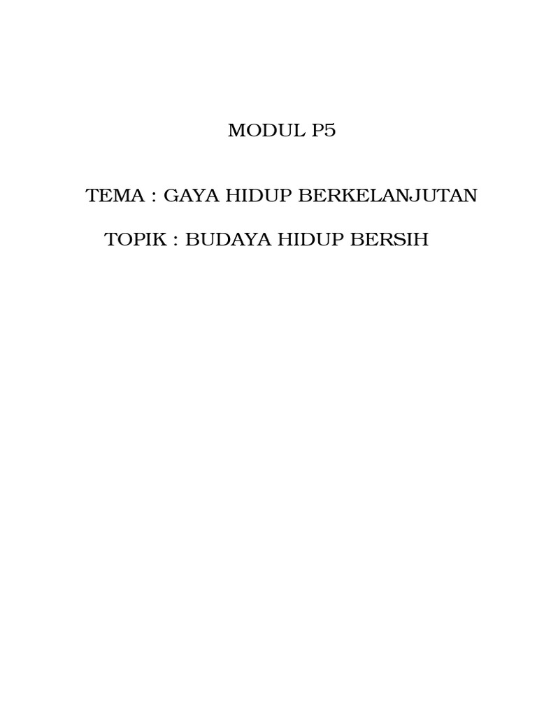 Modul P5 2023-2024-1 | PDF