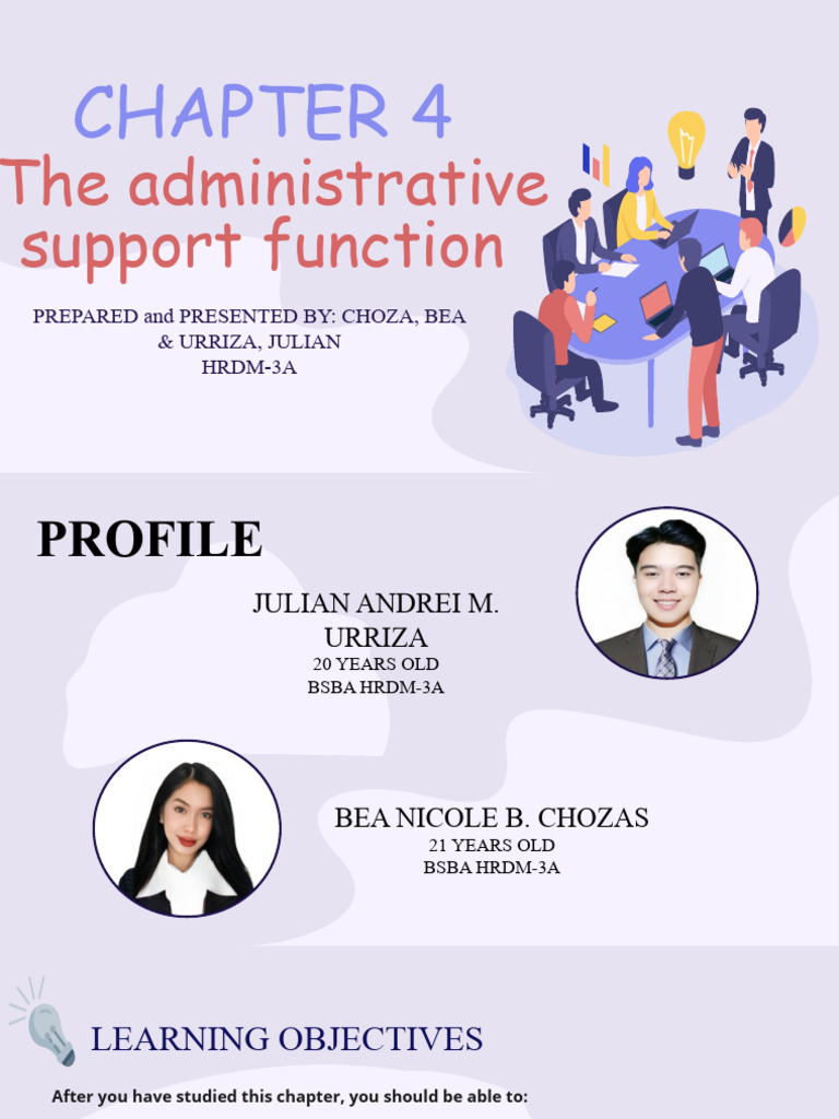 CHAPTER 4 The Administrative Support Function | PDF | Web Conferencing | Leadership