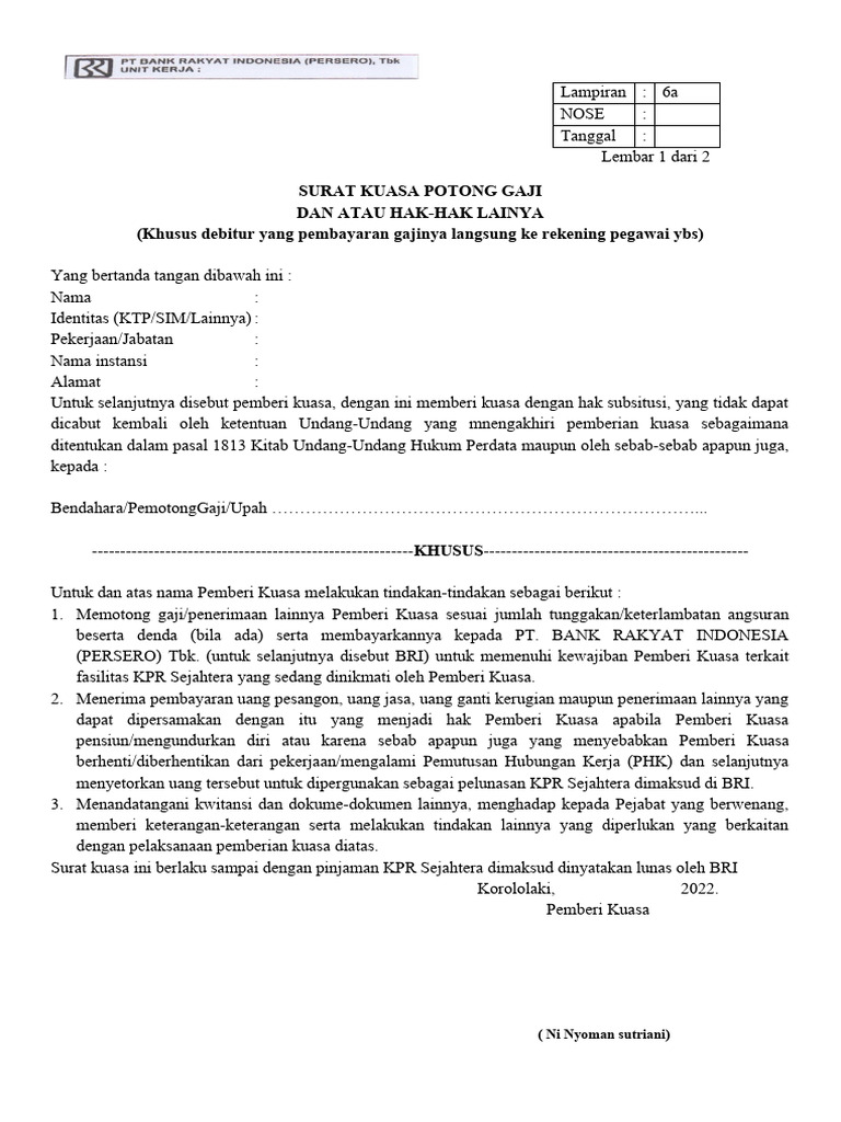 @ BKP Form Bri | PDF