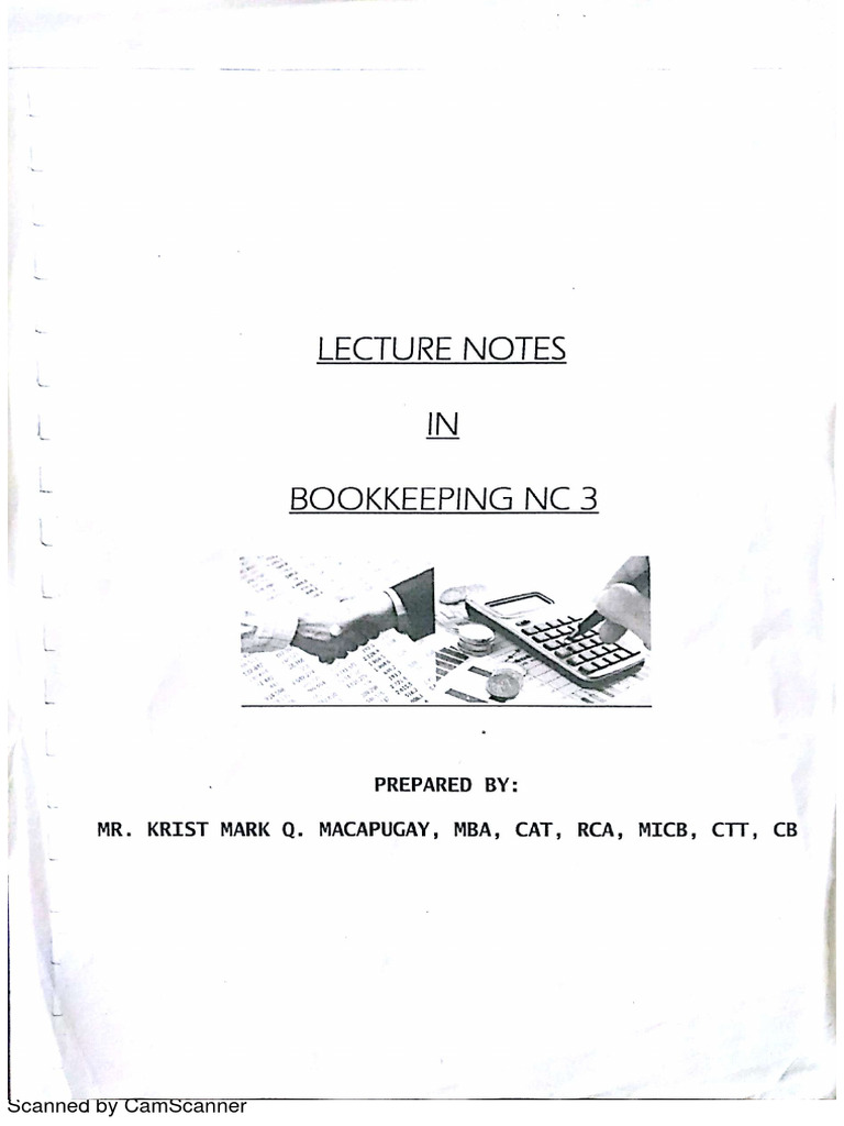 Nc3 Bookkeeping | PDF