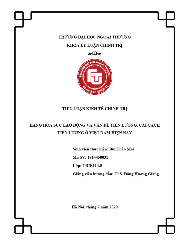 Tieu Luan KTCT | PDF