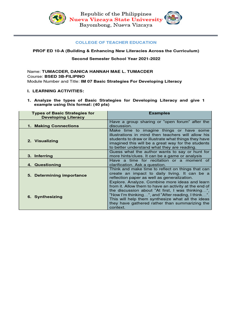 Prof Ed 10-A - Module 7 - Tumacder, DHML | PDF