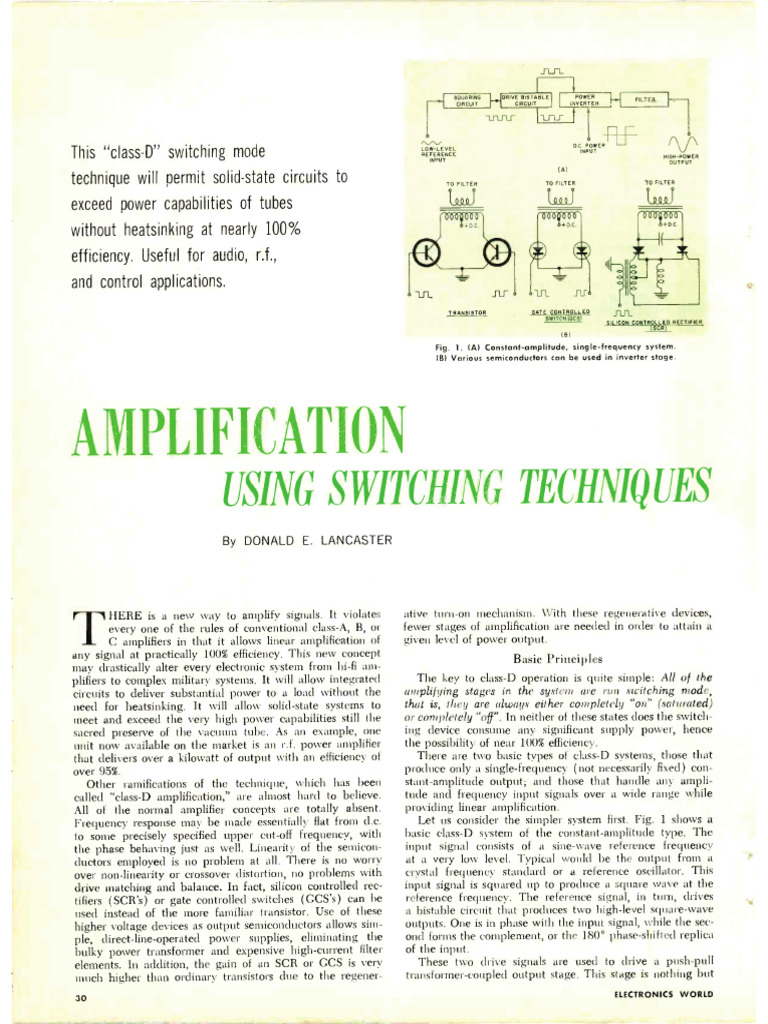 D Electronics World 1966 02 1 | PDF