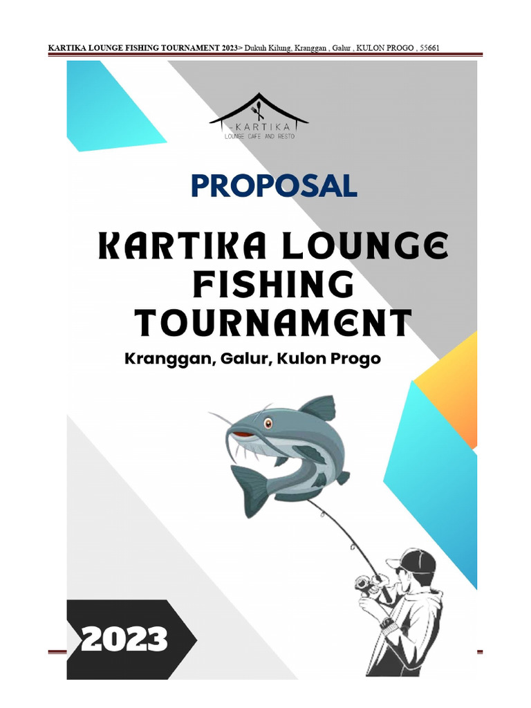Proposal Kartika Lounge Fishing Tournament | PDF
