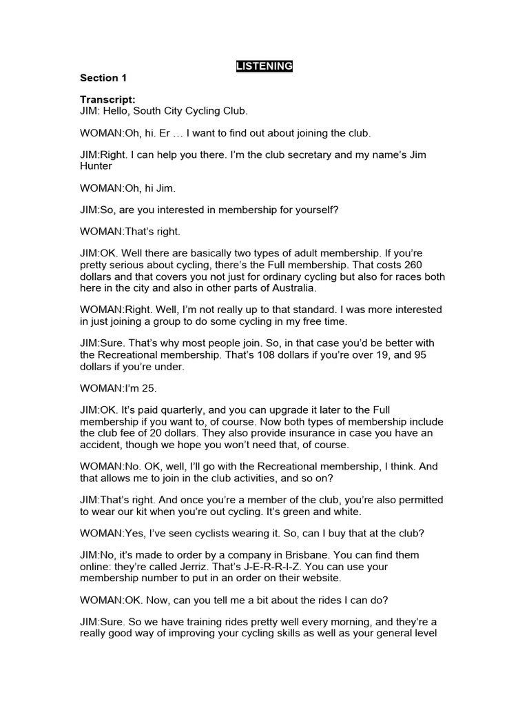 Listening + Reading | PDF | Volunteering