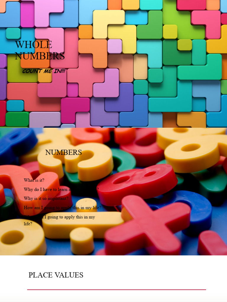 Whole Numbers-Year 7a, C, D-Priscilla (Autosaved) | PDF | Decimal ...