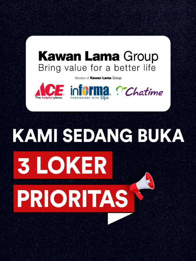 Kawan Lama Group Is Hiring ? | PDF