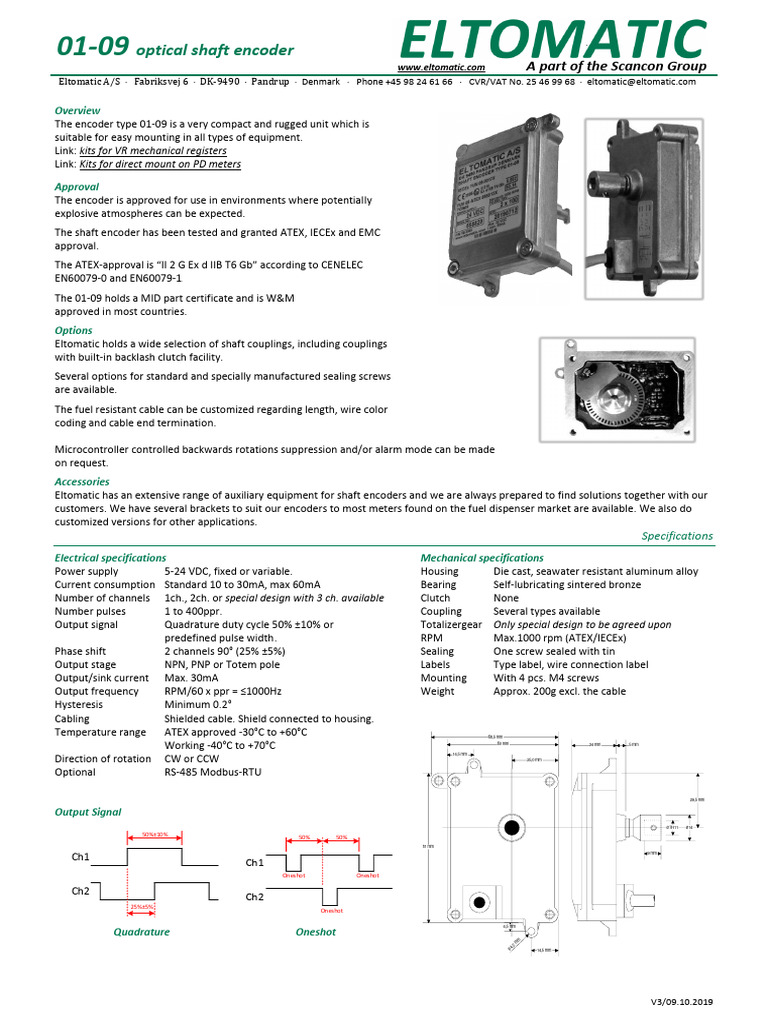 04 Encoder Oe01 09 | PDF | Phase (Waves) | Manufactured Goods