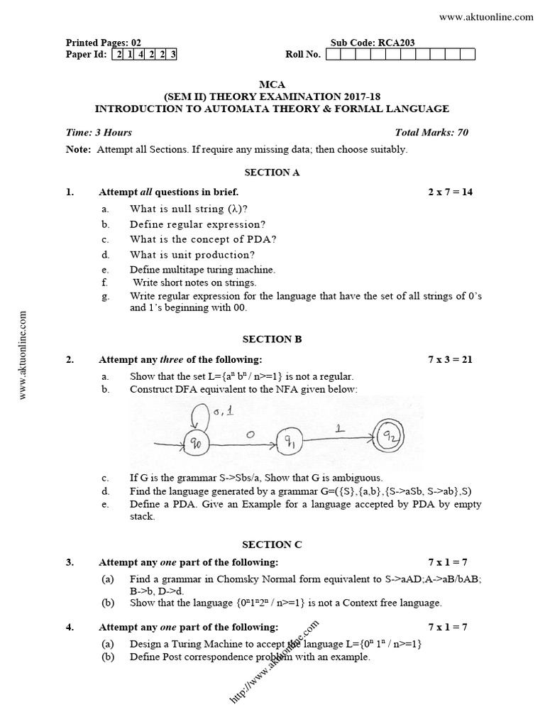 Toc 2018 Merged Pdf Regular Expression Syntax Logic 