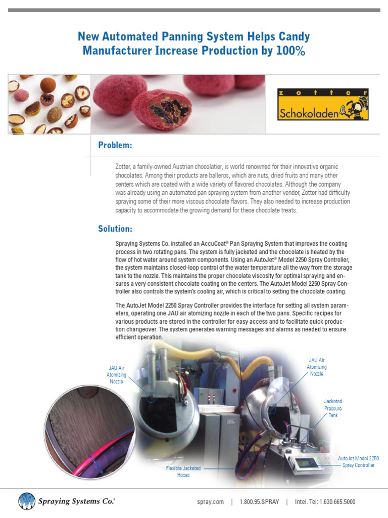 CS127A Pan Coating Choc Centers Web | PDF | Chocolate | Viscosity