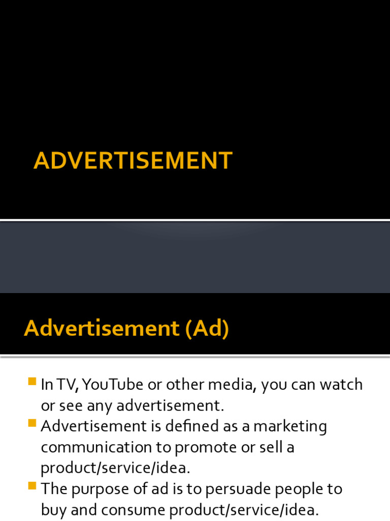 Advertisement | PDF