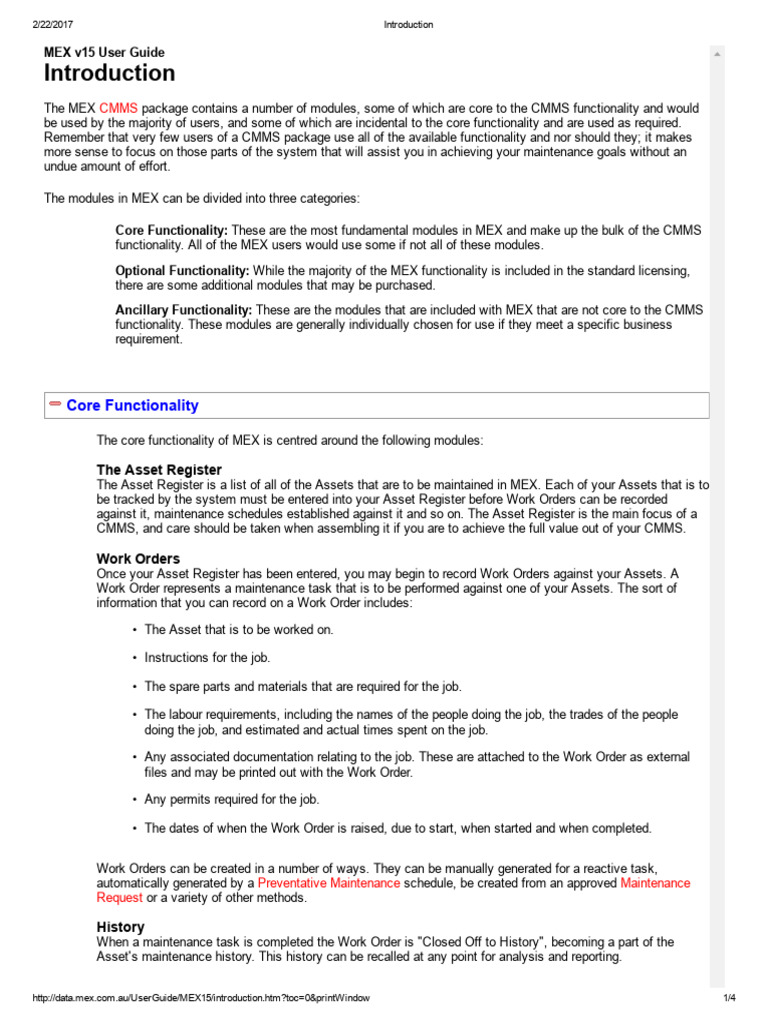 1 - MEX V15 User Guide - Introduction | PDF | World Wide Web | Internet & Web