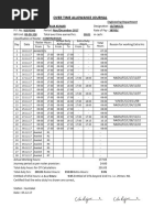 OT Requisition Form for Extra Duty | PDF