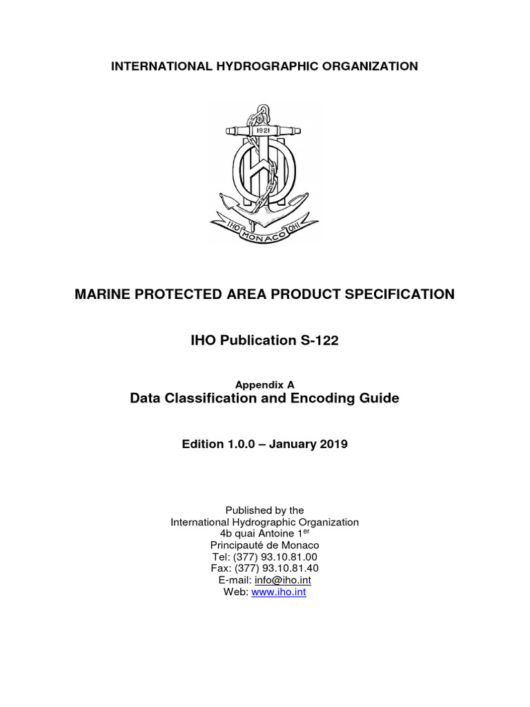 S-122AppA - EN - Data Classification and Encoding Guide - Ed1.0.0 | PDF ... S-122AppA - EN - Data Classification and Encoding Guide - Ed1.0.0 | PDF ...