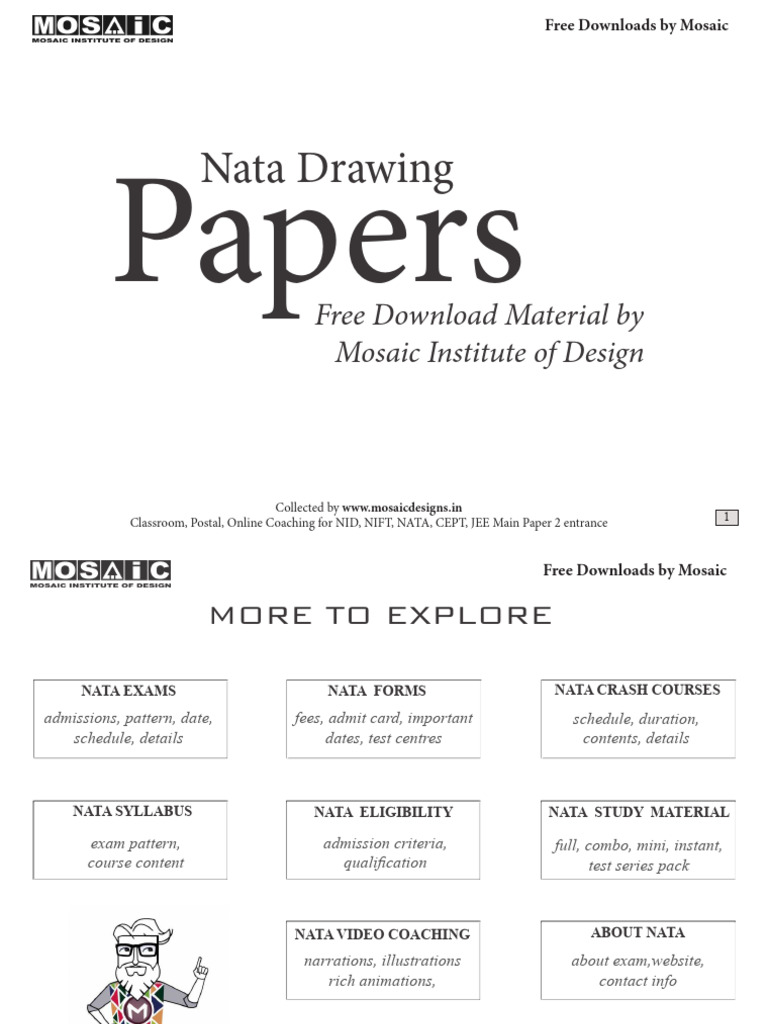 Nata exam question paper | PDF | Qualifications