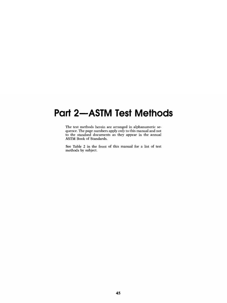 Part 2 - ASTM Test Methods | PDF | Water | Coefficient Of Variation