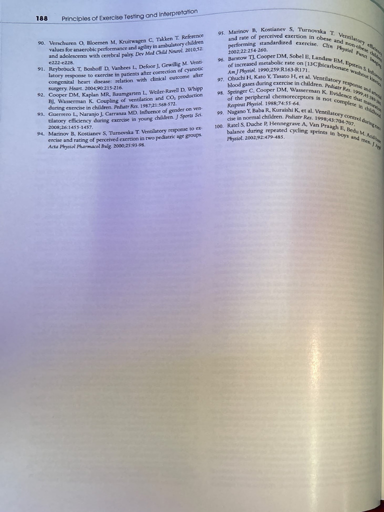 Wasserman - CPET Clinical Applications | PDF