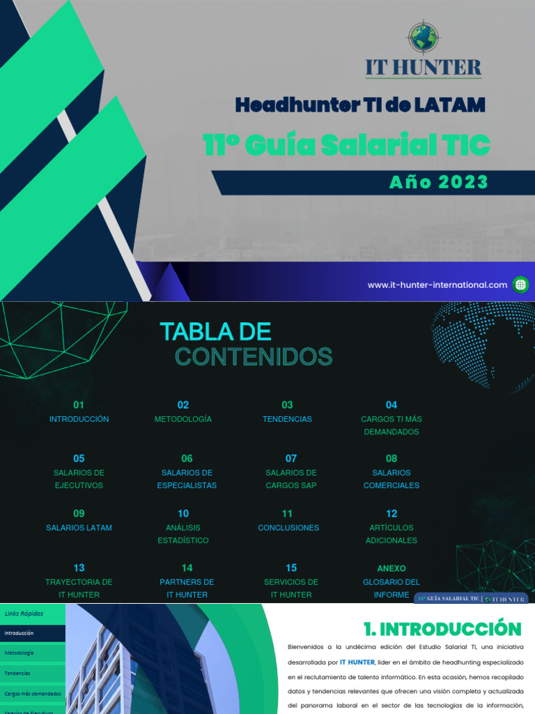 11° Guía Salarial TIC 2023 - IT HUNTER-oficial | PDF | Inteligencia artificial | Inteligencia ...