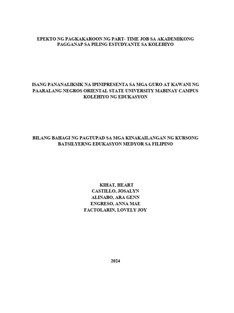 Pre Oral Papers 1 | PDF