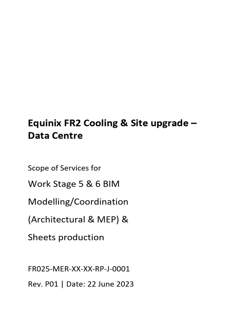 FR2 SoS For BIM Modelling (GBC Engineering) P01 | PDF | Building Information Modeling | Civil ...