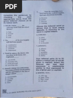 University of Lahore UOL Entry Test Sample Paper | PDF | Common Cold ...