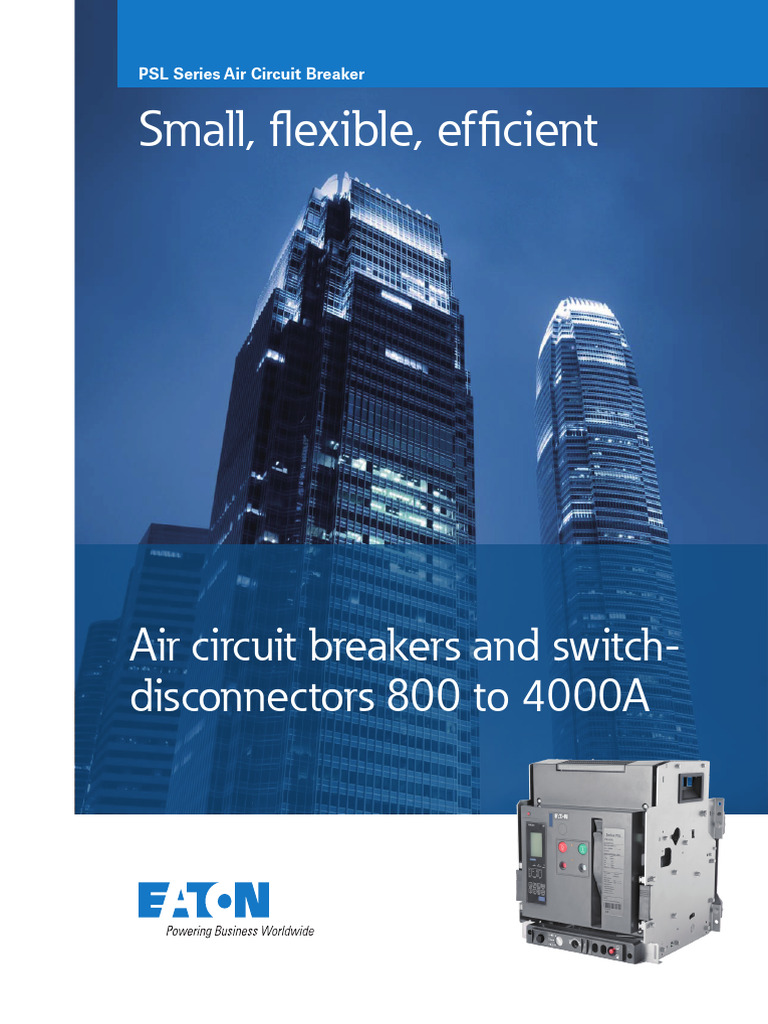 PSL Series Air Circuit Breakers Guide | PDF | Electrical Grid ...