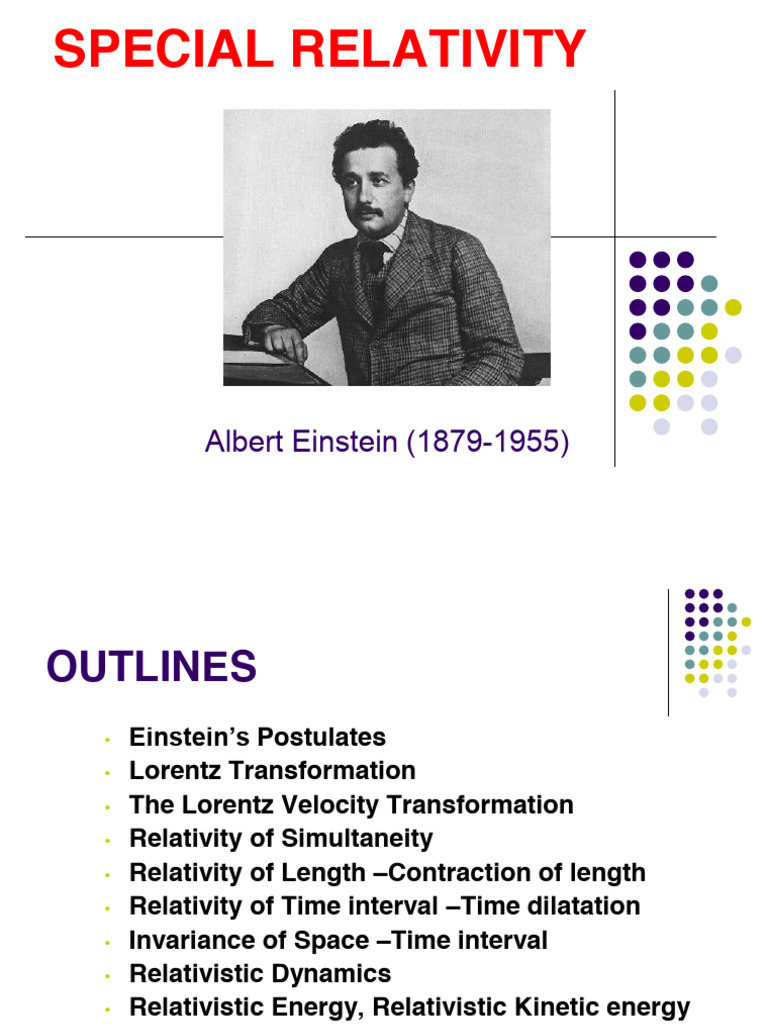 06 SpecialRelativity | PDF | Special Relativity | Spacetime