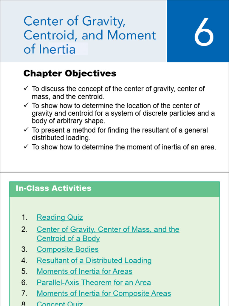 Chapter 06 Mechanics of Engineering by HCMUT | PDF | Center Of Mass ...