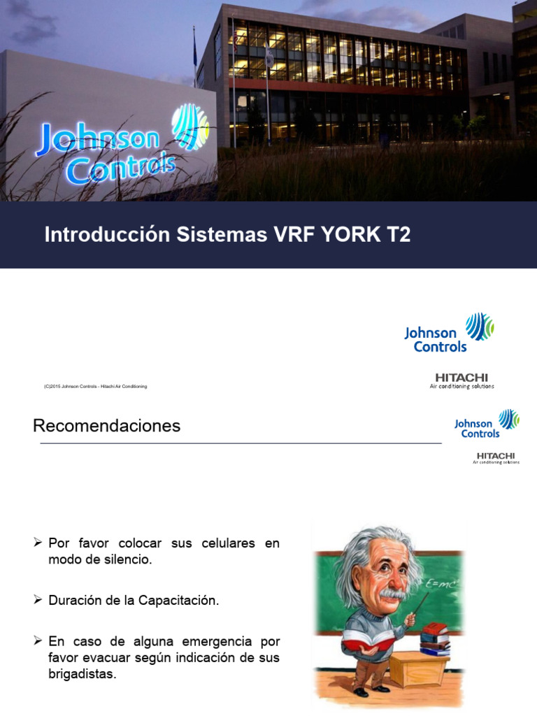 Sistemas VRF YORK: Manual y Capacitación | PDF | Uso eficiente de ...