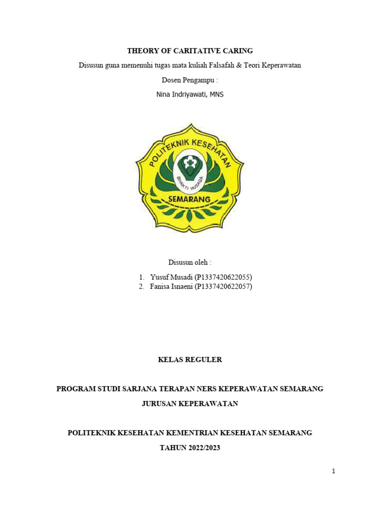 Theory of Caritative Caring | PDF