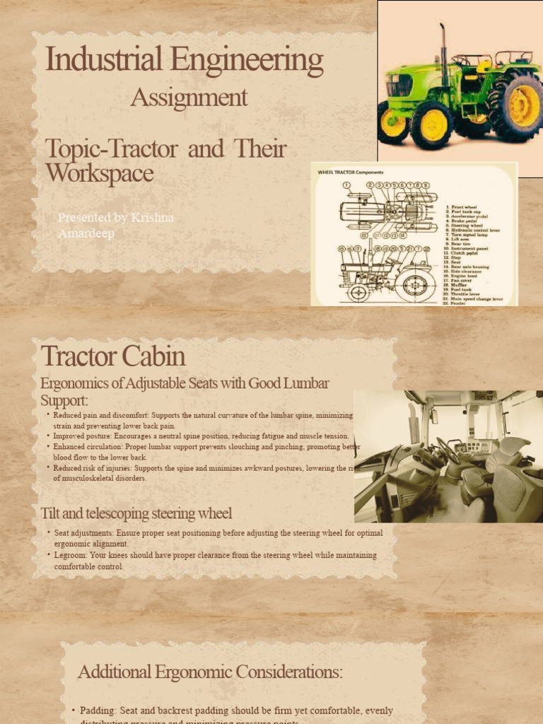 Industrial Engineering Assignment 1 (Tractor) PPT Krishna, Amardeep | PDF