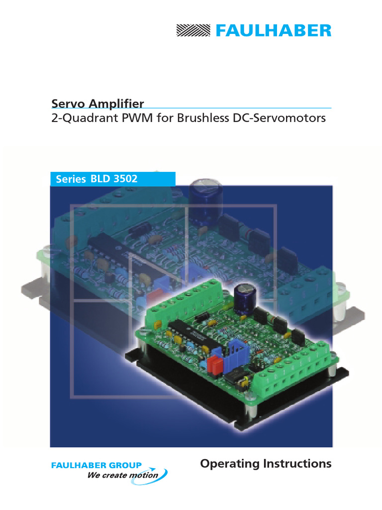IM e BLD 3502 | PDF | Servomechanism | Electric Motor
