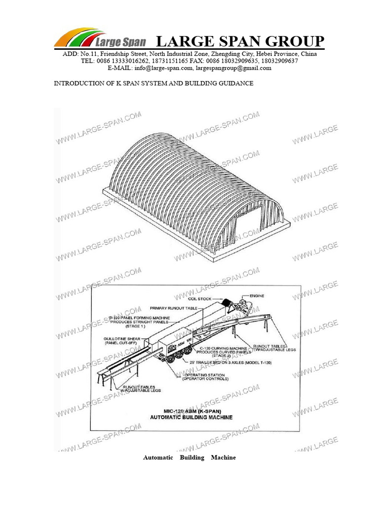 000 K-Span-Construction-Guide | PDF | Foundation (Engineering) | Crane ...