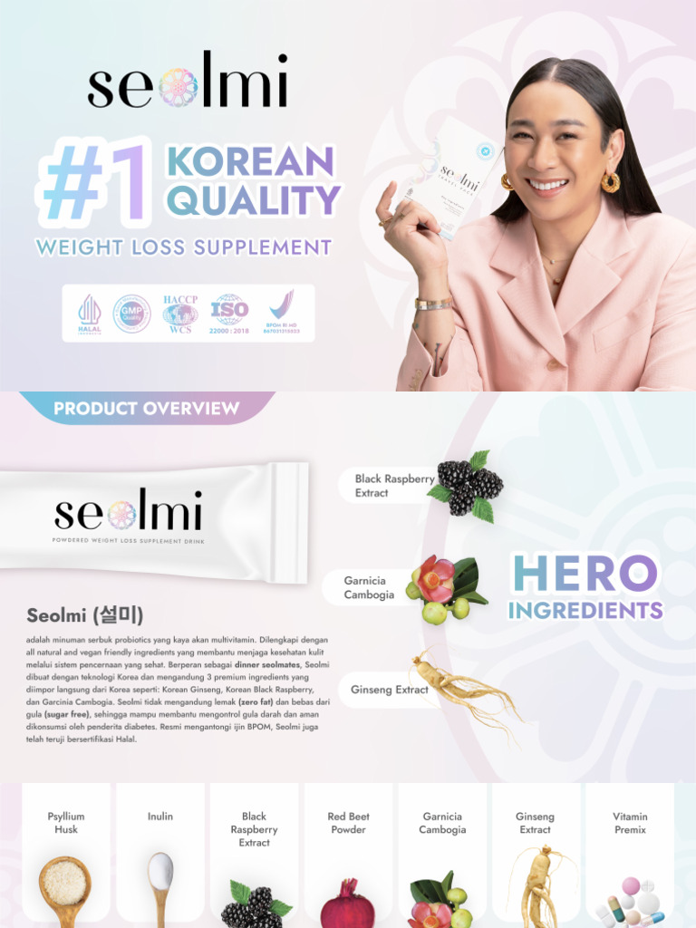 Seolmi Product Knowledge 2023 | PDF