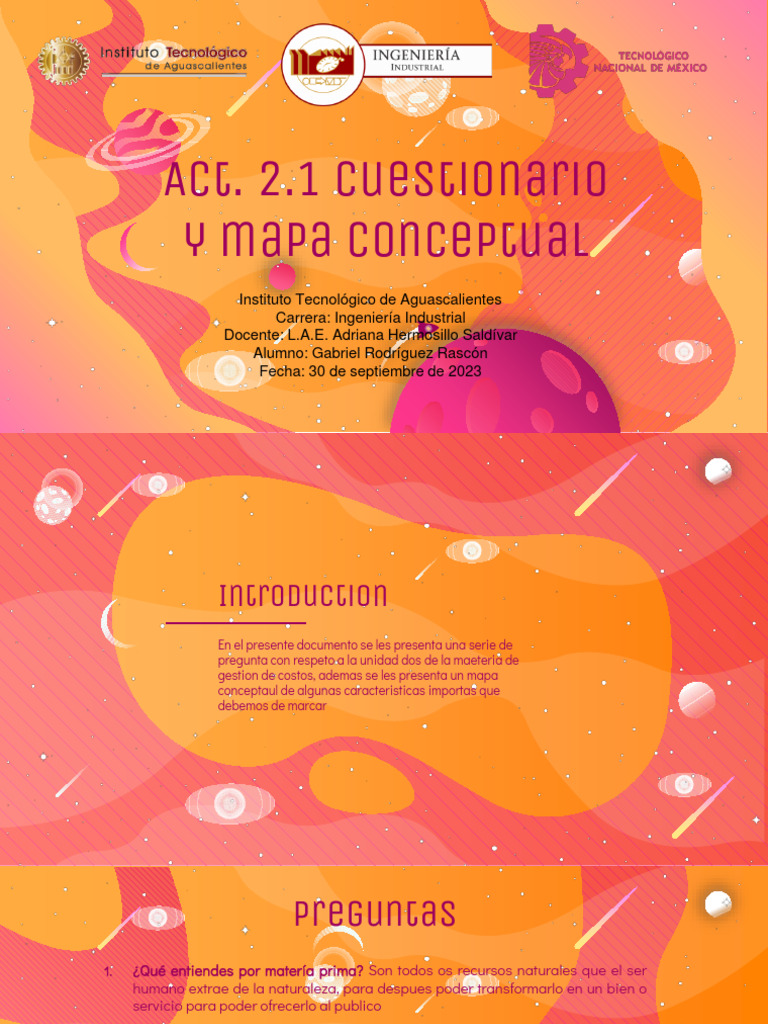 Act 1 T2 Cuestionario y Mapa Conceptual | PDF | Business | Contabilidad