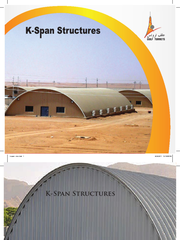 K-Span Structures 2 K-Span - New - Indd 2 9 - 20 - 15 - 55 PM | PDF | Corrosion | Aluminium