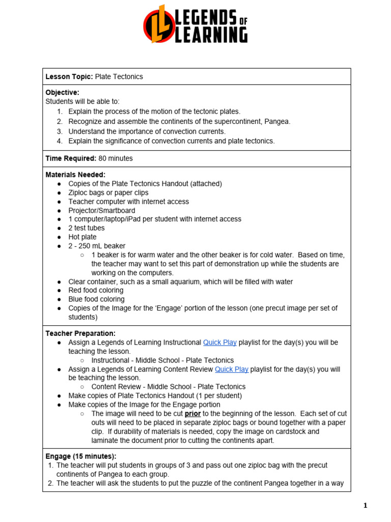 Plate Tectonics | PDF | Plate Tectonics | Continent