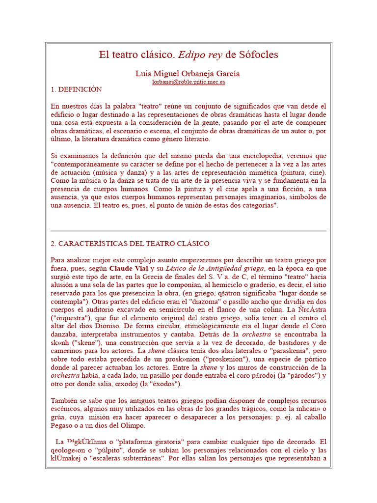 Edipo Rey | PDF | Edipo | Tragedia griega